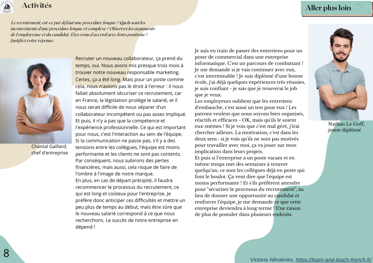 Le Français des affaires - Apprendre et enseigner le français